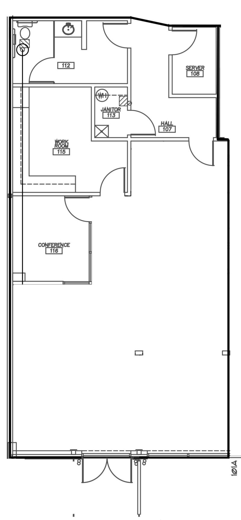 Floor plan- demising plan 2022 – First Commercial Real Estate Services, LLC